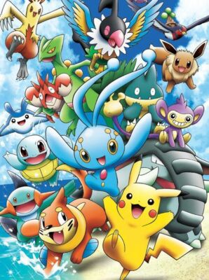 Handmade Pokemon Collage #2 Fan Art 7x10 Inch Cotton Craft & Quilt ...