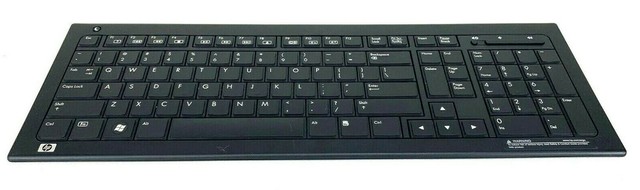 HP TouchSmart 2.4 GHz Wireless QWERTY Elite Keyboard RK713A for sale ...