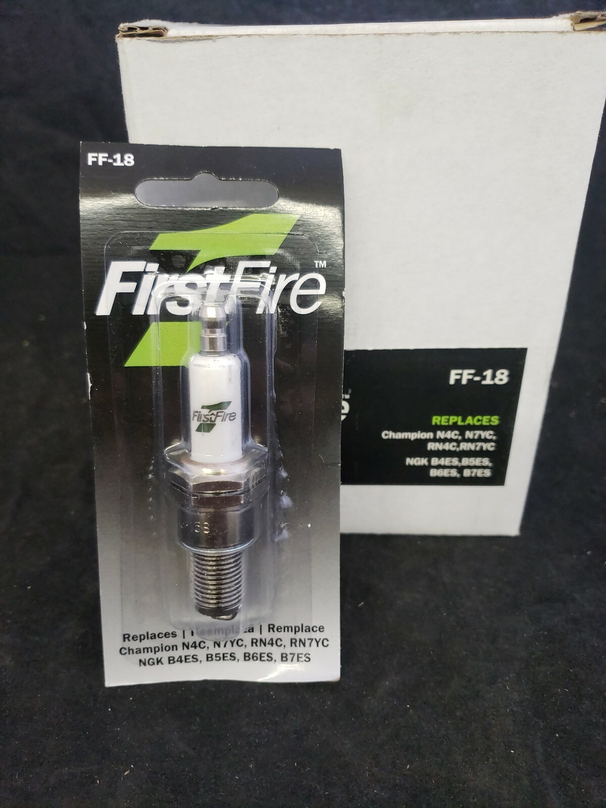 Lot of 10 First Fire Spark Plugs FF-18 Replaces Champion N4C N7YC NGK ...