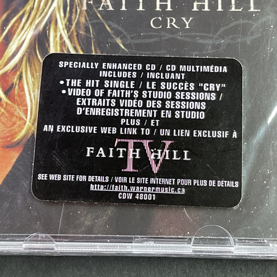 Faith Hill, Cry (CD, 2002) BRAND NEW SEALED, Hype Sticker | eBay