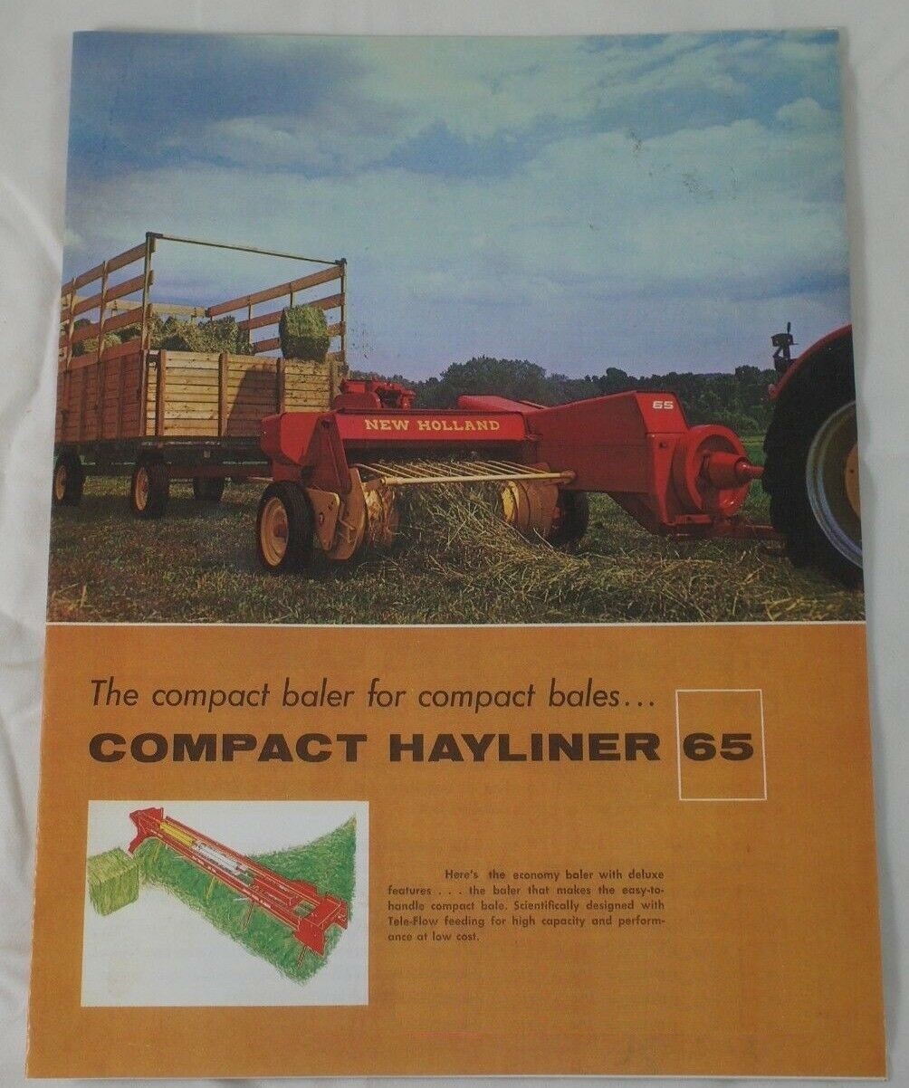 Sperry New Holland Hayliner 65 Lady Bale Compact Small Square Baler ...