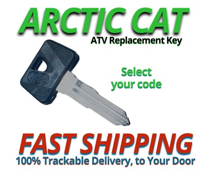 Arctic Cat Keys ATV Replacement Key Cut to your Code F69510- F78897 | eBay