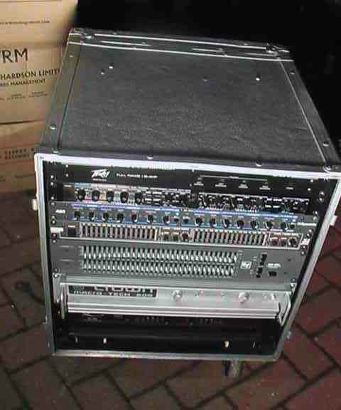 QSC ex4000, Crown ma600 With EV, Symetrix & Peavey Processors in Rack ...