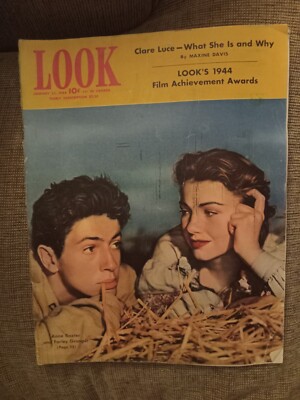 Anne Baxter Look Magazine 1944 | eBay