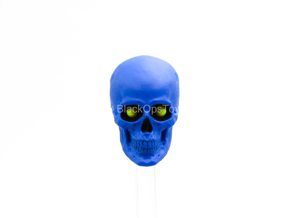 Neon Blue Skull
