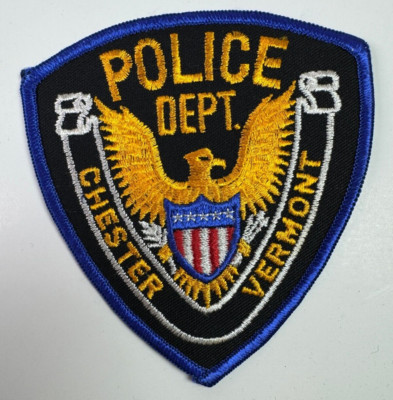 Chester Police Vermont VT Patch W4 | eBay