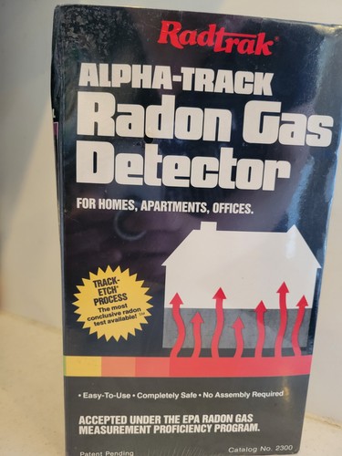 RadTrak Catalog No 2300 Alpha-track Radon Gas Detector New Sealed | eBay