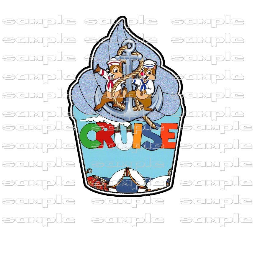 DISNEY Cruise Cupcake ree Premade Scrapbook Page Paper Piece die cut | eBay