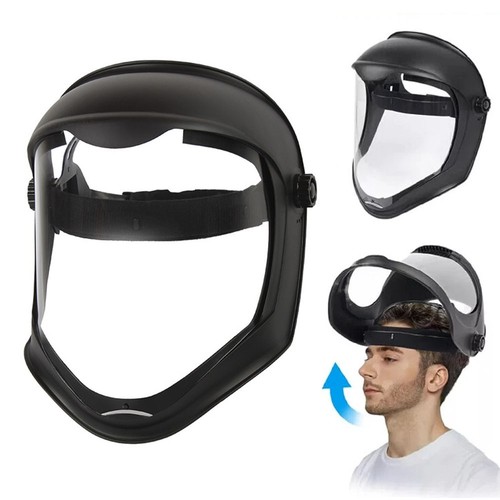 Safety Grinding Mask Polycarbonate Visor Kit Clear Helmet Welding Face ...