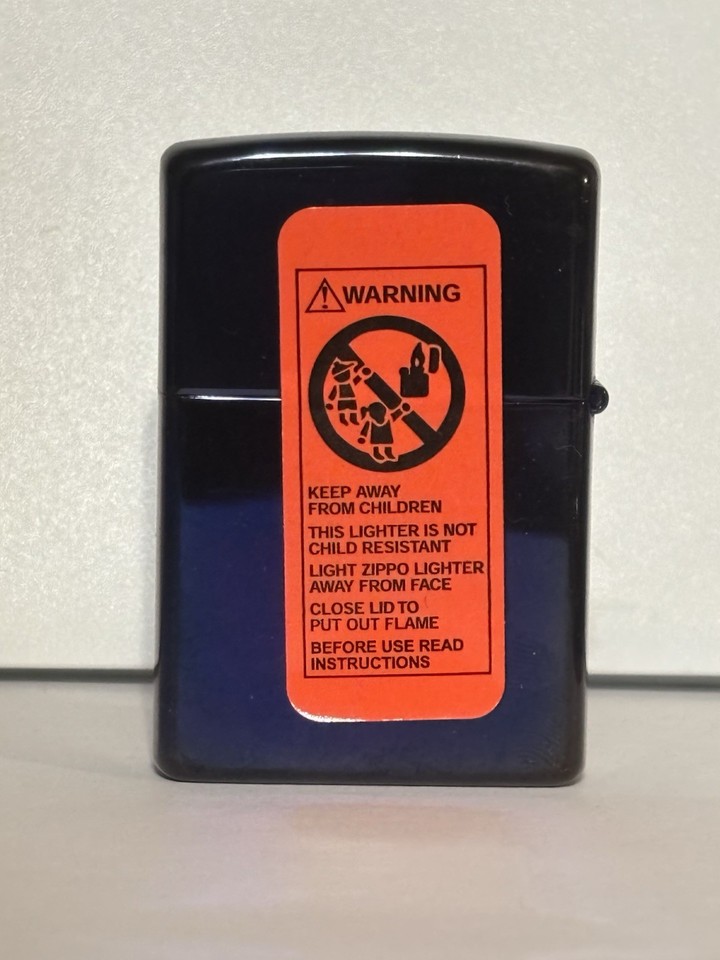 Zippo 400 Million Commemorative Lighter Blue Collectible September 3 ...