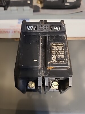 Challenger C240 Type C Circuit Breaker 2 Pole 40 Amp 240V | eBay