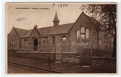 SLAMANNAN PUBLIC SCHOOL: Stirlingshire postcard (C21894) | eBay UK