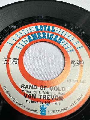 Van Trevor - The Things That Matter / Band Of Gold 7" 45 RPM Country ...