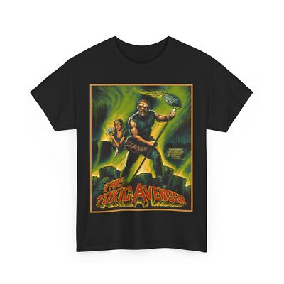 The Toxic Avenger Movie Troma T shirt Unisex Heavy Cotton Tee | eBay