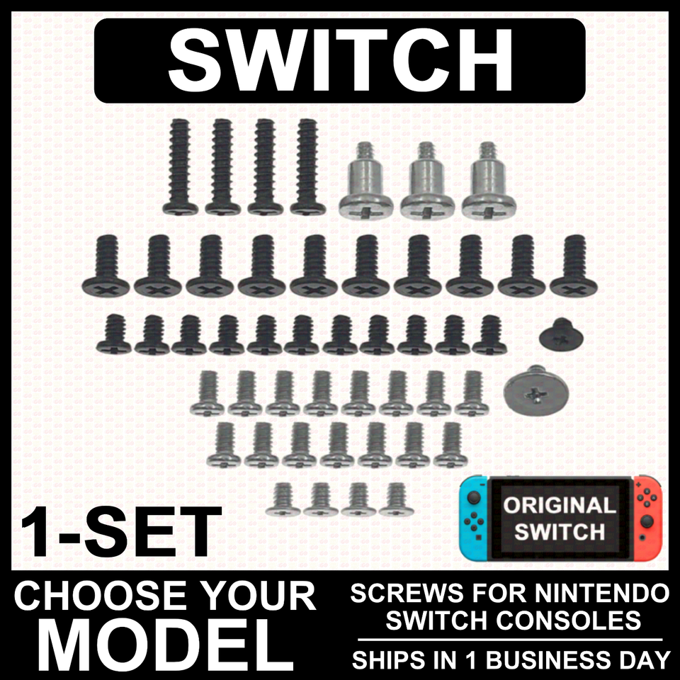 Full Screw Set for Nintendo Switch/Lite/OLED Console Housing Repair ...