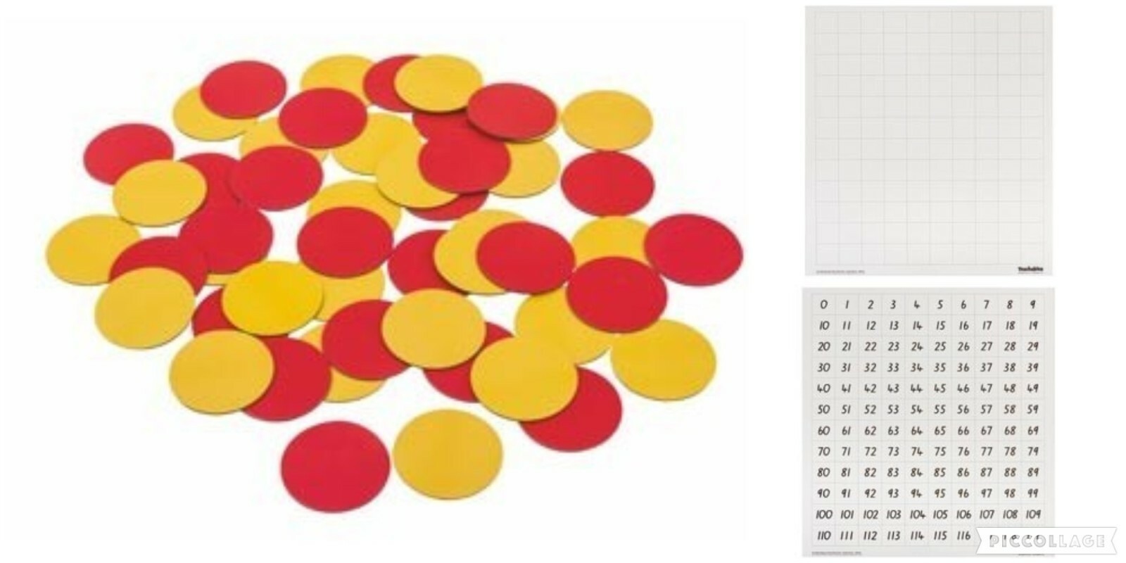 Magnetic Hundreds Board Wall Chart Whiteboards & Bi-Colour Number ...