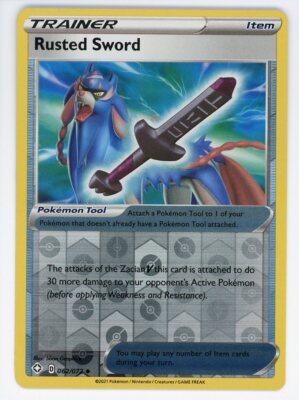Pokemon Rusted Sword 062/072 Reverse Holo Uncommon Trainer Shining ...