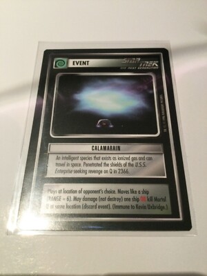1996 Star Trek 1st Ed Q Continuum Event CALAMARAIN RARE card | eBay