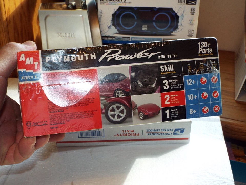 AMT ERTL Plymouth Prowler with trailer model kit no. 8588 New Factory ...