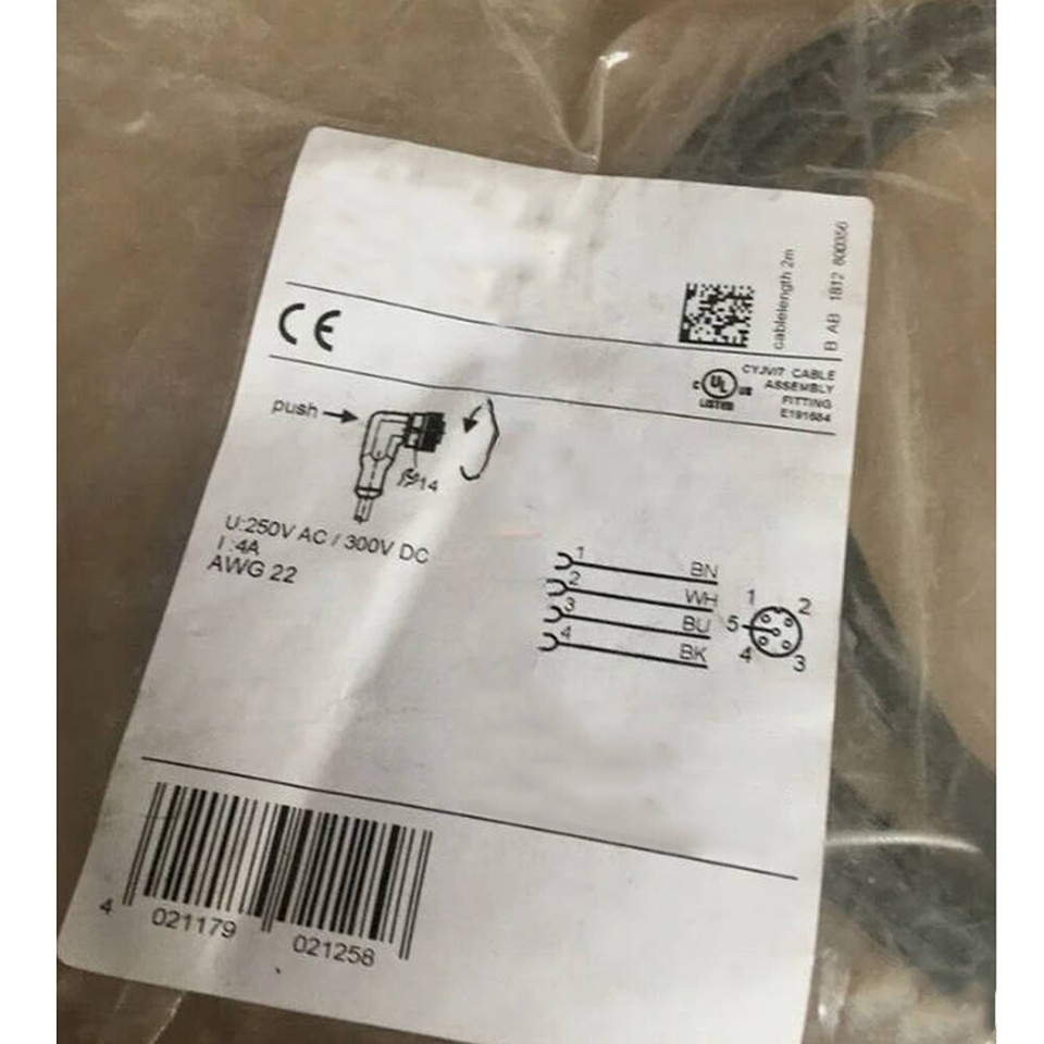 EVC004 For IFM 2M Proximity Switch Sensor Cable | eBay