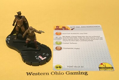 Heroclix Watchmen Nite Owl and Rorschach #024 NEW from Collector's ...
