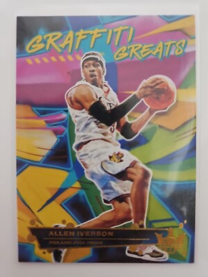 ALLEN IVERSON 2021-22 Court Kings Graffiti Greats | eBay Australia