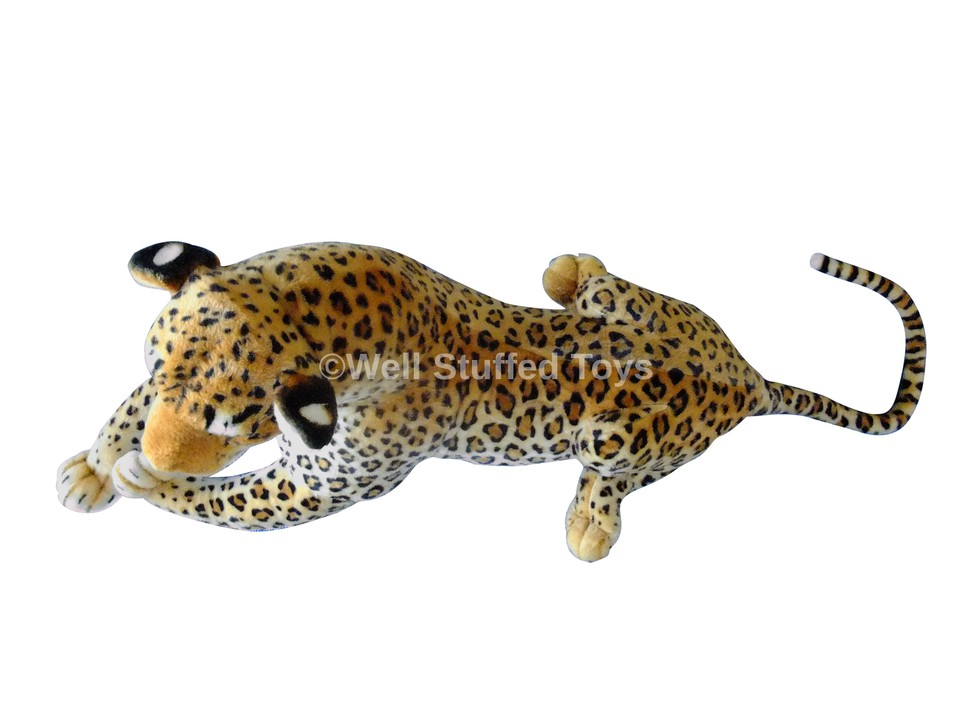 Large Leopard Plush Toy 140cm Realistic Stuffed Animal | eBay UK