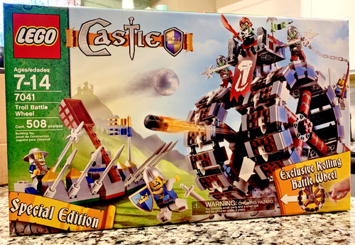 Lego 7041 CASTLE Troll Battle Wheel 2008 NEW FACTORY SEALED | eBay