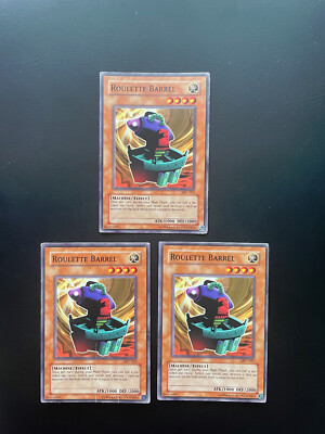 Yugioh Roulette Barrel MFC-025 Common Unlimited Edition Damaged X3 | eBay