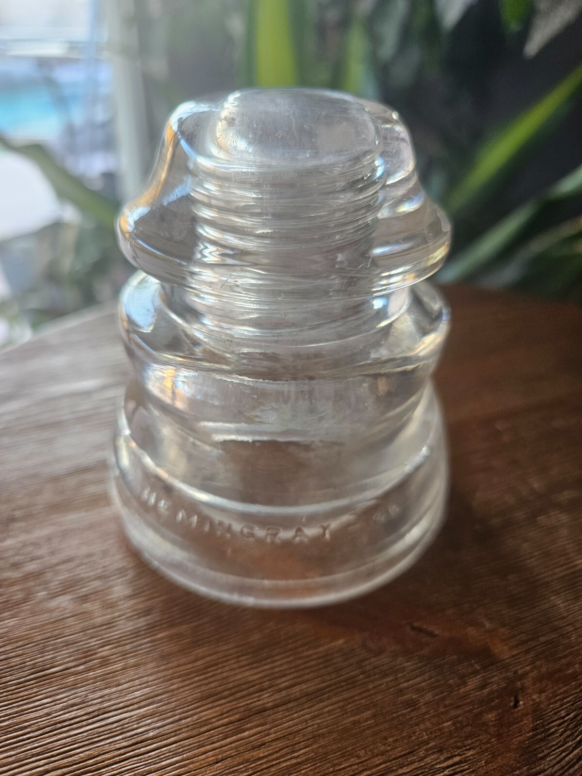 Old Hemingray 45 Electric Telephone Telegraph Pole Antique Clear Glass ...