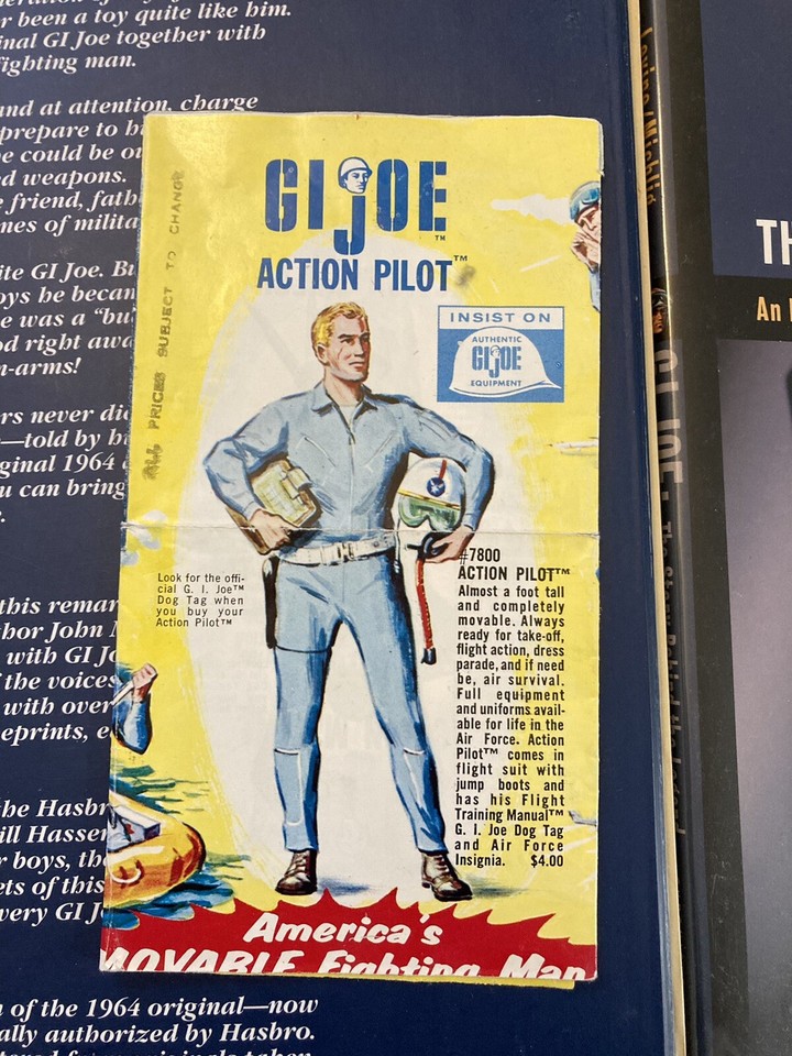 Vintage 12” GI Joe w/scramble In Masterpiece Pilot + Don Levin ...