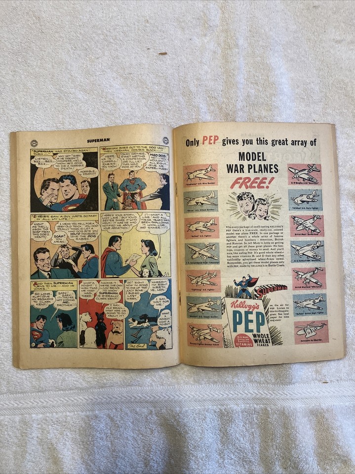 SUPERMAN #31 Wayne Boring circus cvr; Luthor app.! | eBay