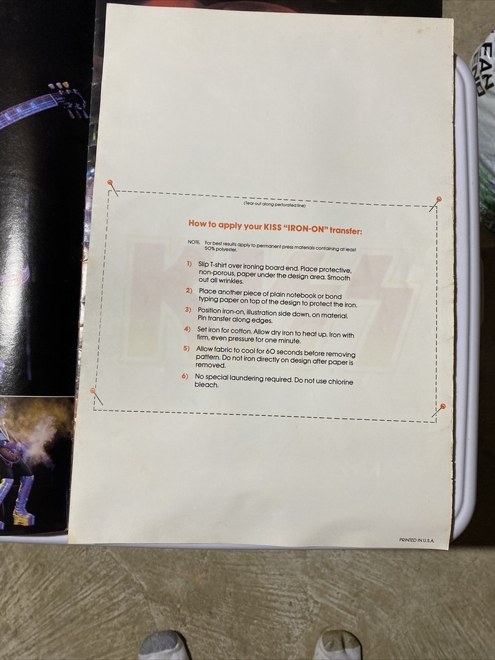 1976/1977 kiss official concert book Destroyer/Rock n roll over tour ...