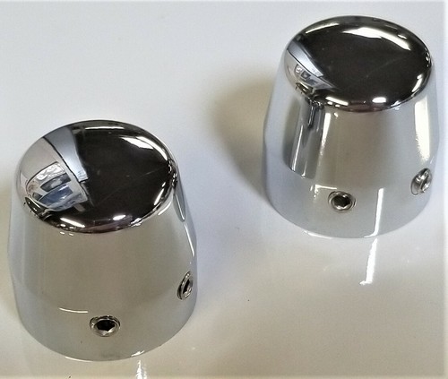Chrome Front Axle Cap for Harley Davidson Wide Glides, Custom Cycle Engineering | eBay