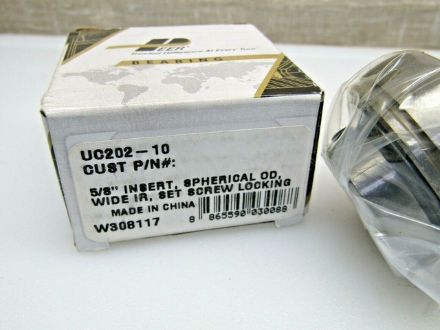 UC202-10 Peer Ball Bearing Insert for sale online | eBay