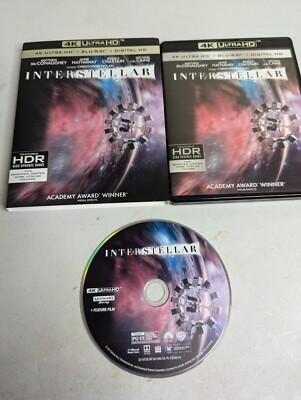 Interstellar (4K Ultra HD, 2014) 4K Disc Only With Case Very Good ...