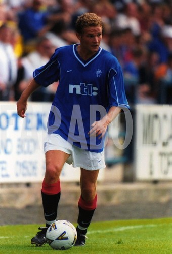 Photo de presse vintage Football,Rangers,Jonatan Johansson,Années Deux ...