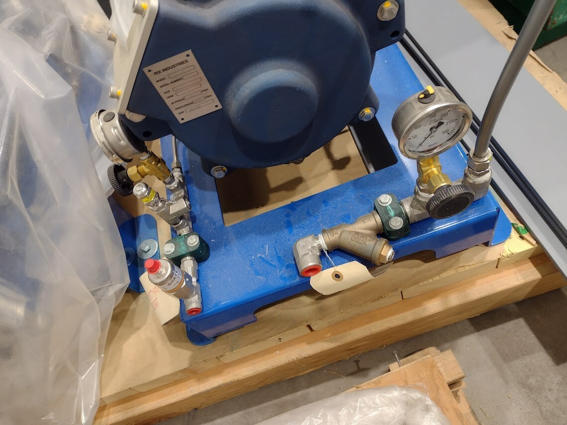 RIX Gas Compressor 2TX1B 1.4SCFM 300 psig Oxygen Service | eBay