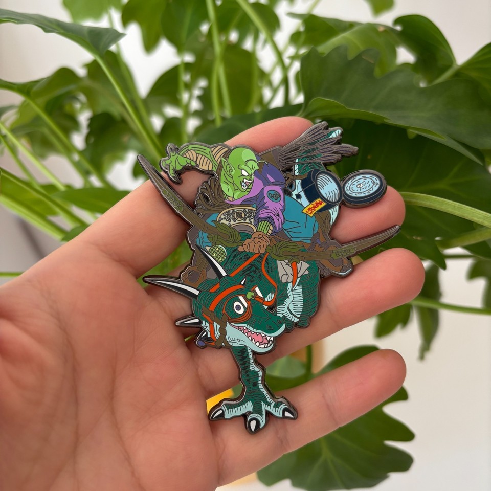 DBZ Piccolo Hunting Hard Enamel Pin Badge | 3.2" Tall Collectible Anime ...