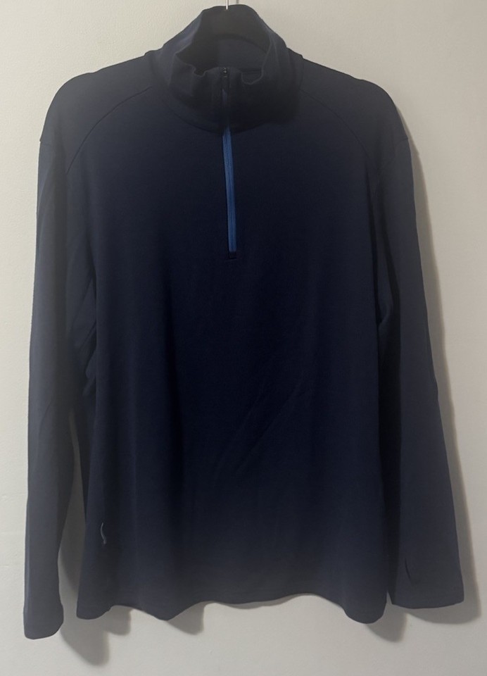 Icebreaker Men's XL Merino Wool Long Sleeve Pullover Blue Bodyfit | eBay