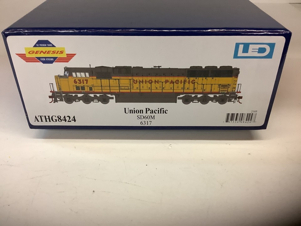 Athearn Genesis #G8424 HO scale “UP” SD60M DCC and Sound READY Rd.#6317 ...