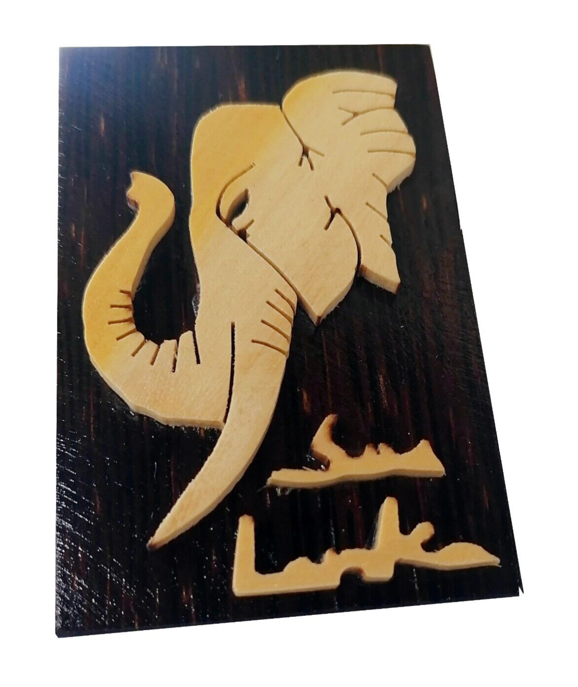 Magnet Wood Refrigerator Handmade Fridge Elephant Sri Lanka New Decors ...