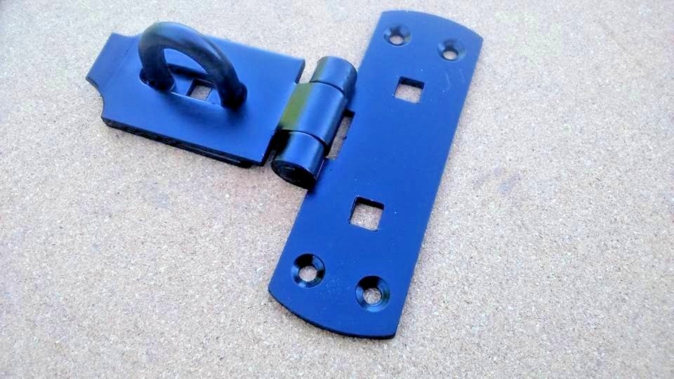 Heavy duty vertical hasp and staple security padlock lock shed garage ...