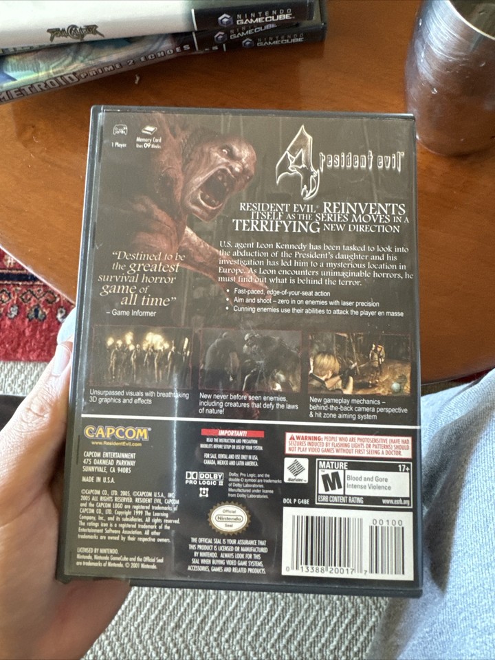 Resident Evil 4 (Nintendo GameCube, 2005) 2 Discs *Tested And Working ...