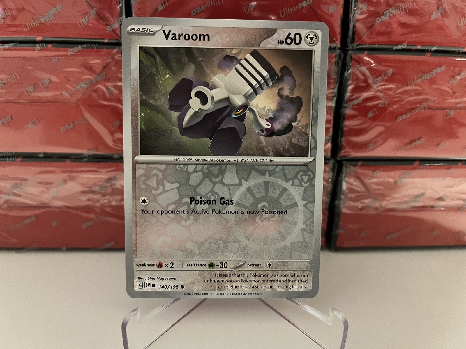 Varoom 140 2023 Pokemon Scarlet & Violet Reverse Holo Card NM+ | eBay
