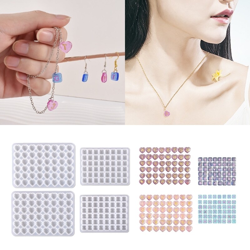 Bracelets Mold Sign Letter Silicone Mold for Epoxy Casting DIY Jewelry ...