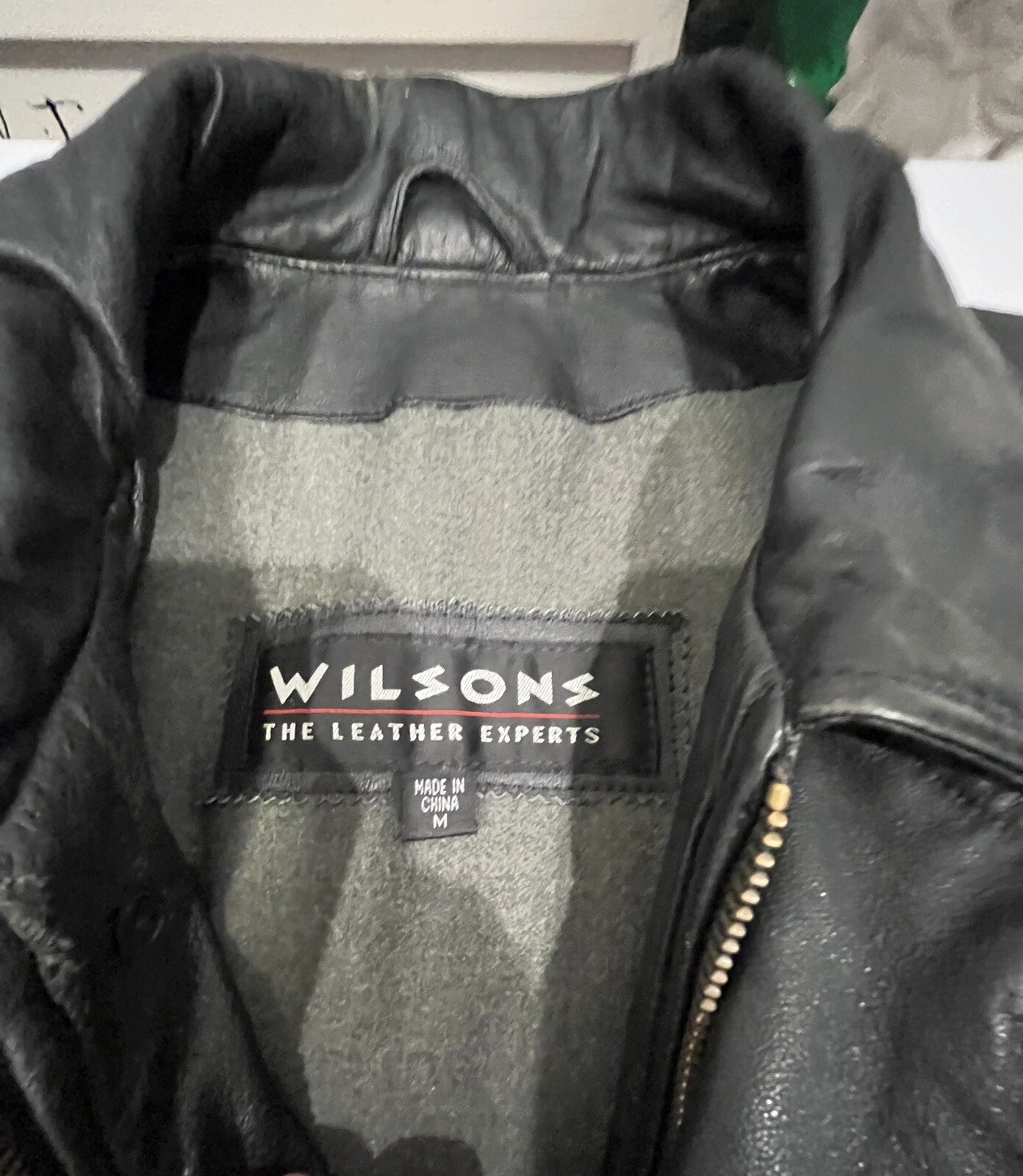 Wilsons Vintage Leather Jacket Mens Long Black Heavy … - Gem