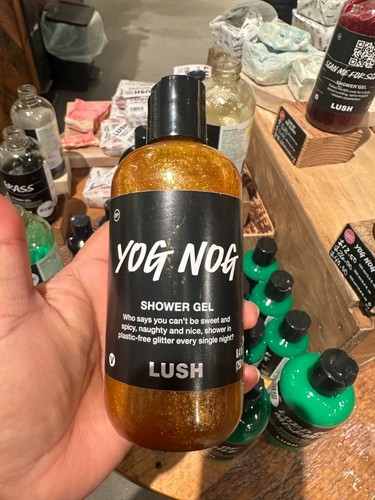 New Sealed Lush Yog Nog 8.4 fl oz 250ml Shower Gel Self Preserving EXP ...