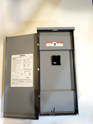 SIEMENS 200 AMP WITH MAIN CIRCUIT BREAKER ENCLOSURE OUTDOOR ...
