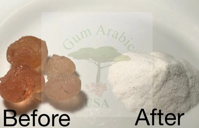 HASHAB GUM ARABIC - 100% Pure Gum Arabic Powder - E414 Acacia Senegal ...